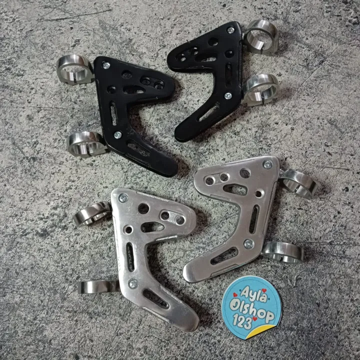 breket kupingan lampu plus cincin klem di shock motor yamaha rx king ...
