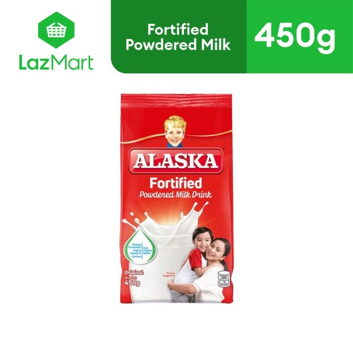 Alaska Fortified Powdered Milk Drink 450g | Lazada PH