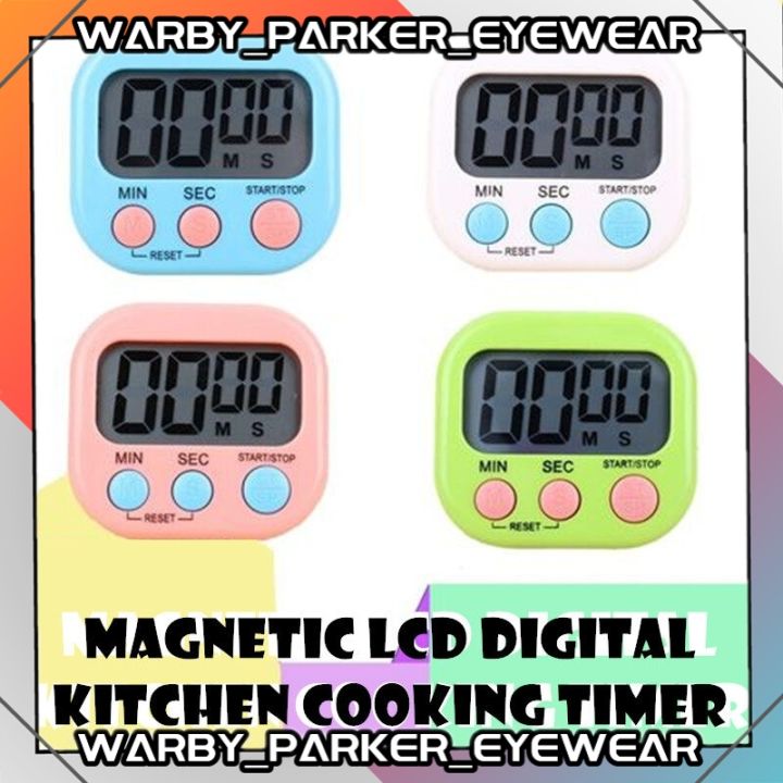 LCD Digital Kitchen Timer Cooking Baking Oven Timer Loud Alarm Clock ...