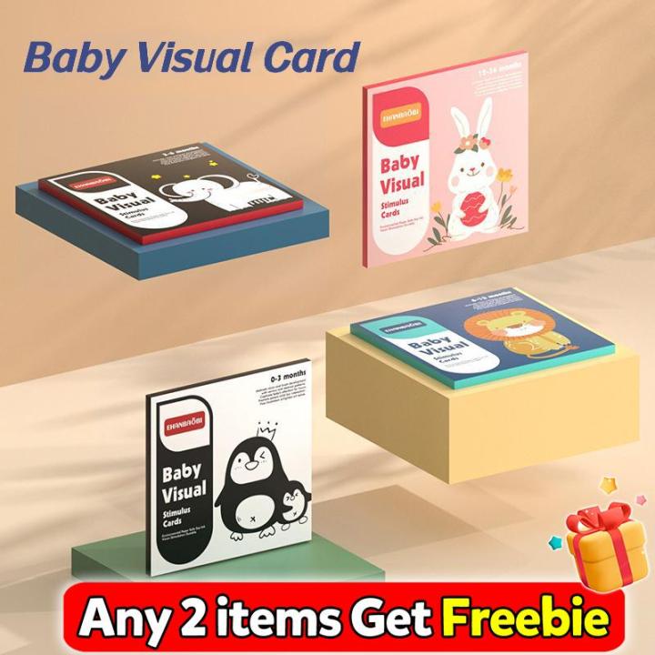 0-36 months baby visual stimulation card early education tool toy black ...