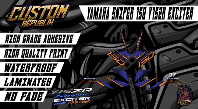 Yamaha Sniper 150 Y15ZR Exciter Decals Set P2 | Lazada PH
