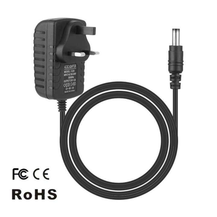 OKKFINE Universal 5V 12V 1A 2A 3A Mains Transformer LED Strip AC/DC Adapter Charger Power Supply ...