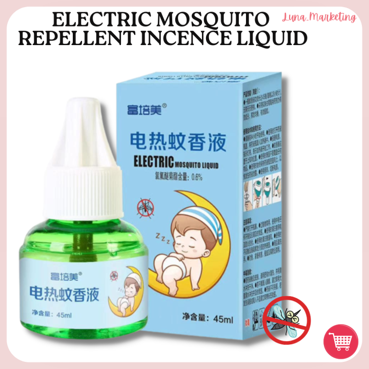 Electric Mosquito Repellent Liquid with Heater Odorless Non-toxi, Safe ...