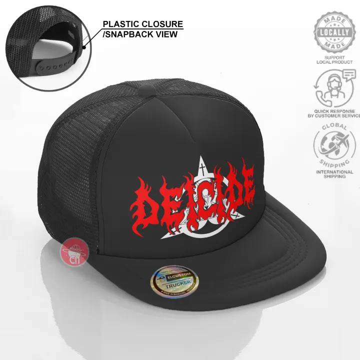 Deicide - Death Metal /Topi Trucker /Topi Jaring /Trucker Hat /Topi ...