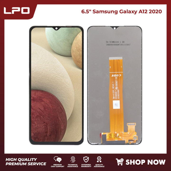 LPO Cellphone LCD 6.5 inches Samsung Galaxy A12 2020 Compatible with SM ...