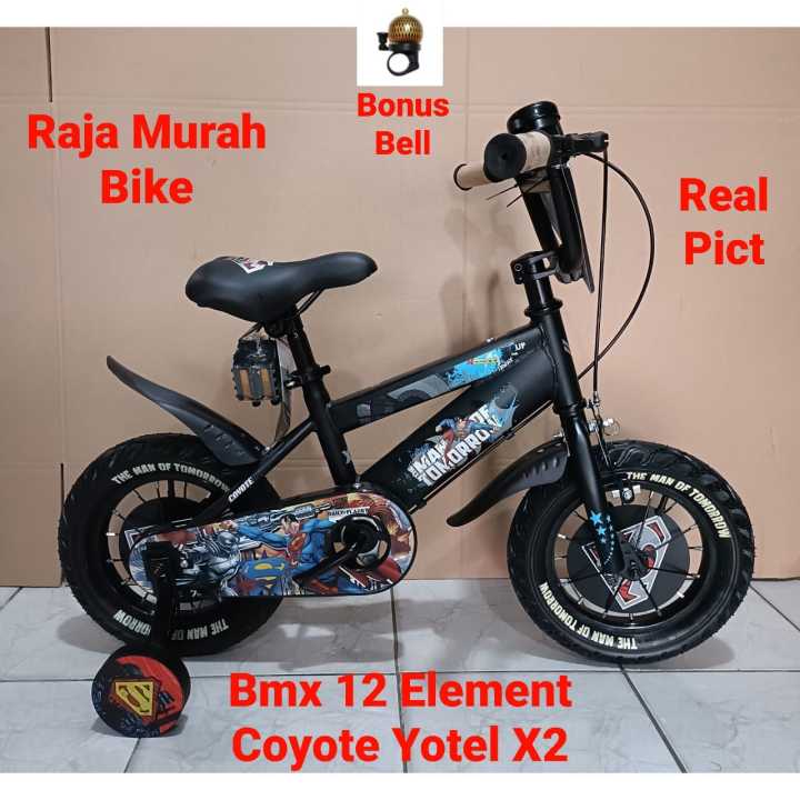 Sepeda Anak Laki Laki Bmx 12 Inch Element Coyote Yotel X2 Superman ...
