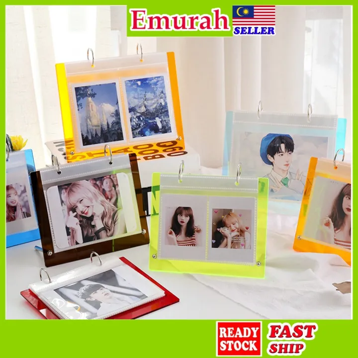(NEW) COLORFUL Acrylic Photo Frame Stand 2R 4R Lomo Card Frame ...