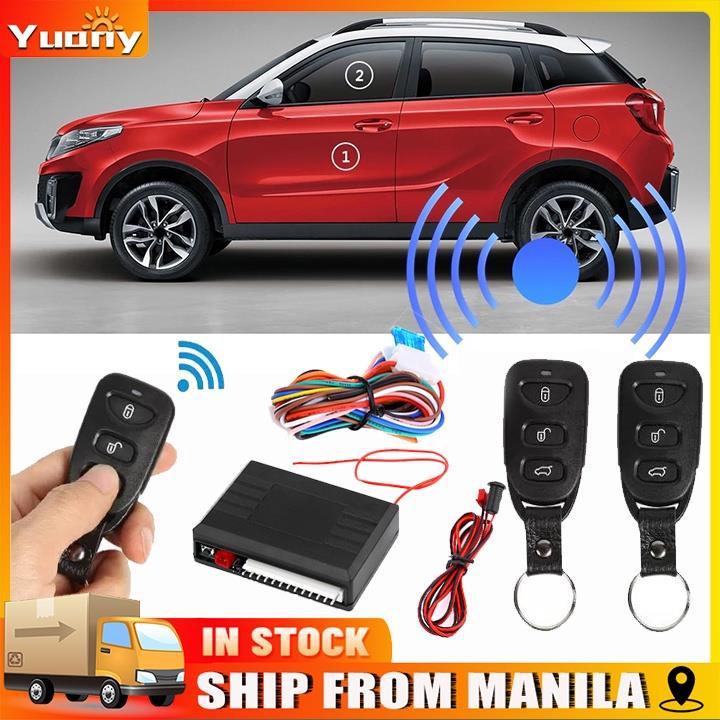 Centralized Lock Keyless Entry System 12V Central Locking Car Alarm ...