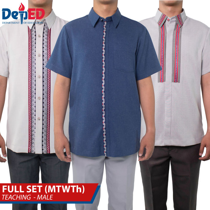 Original DepEd School Teacher Uniform 2025 for MALE National New ...