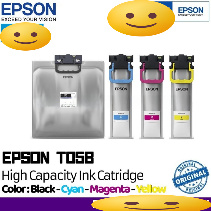 Tinta Epson T05B High Capacity LARGE Ink - for WF-C878R WF-C879R ...