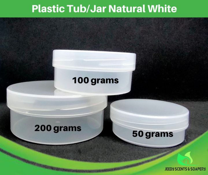 Empty wide mouth Plastic round Jar/Tub | Lazada PH