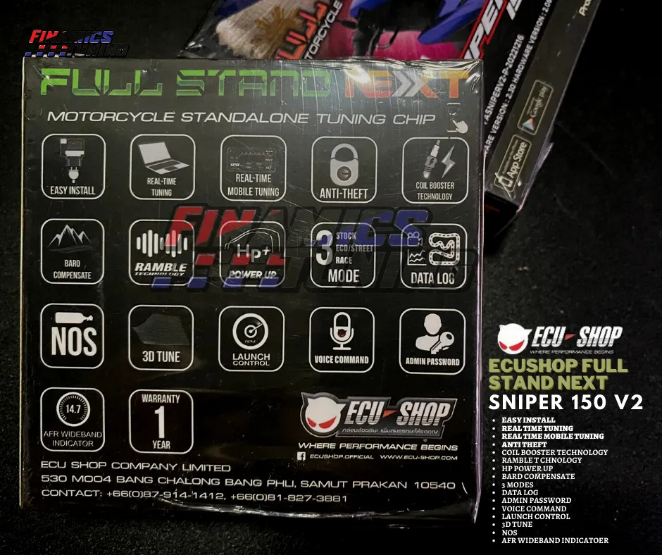 ECUSHOP FULL STAND NEXT FOR RAIDER 150 FI SNIPER V1 SNIPER V2 SNIPER ...