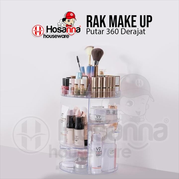 DEFECT Rak Kosmetik Putar Akrilik 360 Derajat / Rak Makeup | Lazada ... DEFECT Rak Kosmetik Putar Akrilik 360 Derajat / Rak Makeup | Lazada ...