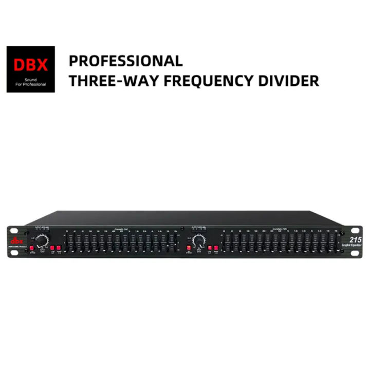 Dbx 215 /131 2-Series Graphic Equalizer (black)/tested before ship out ...