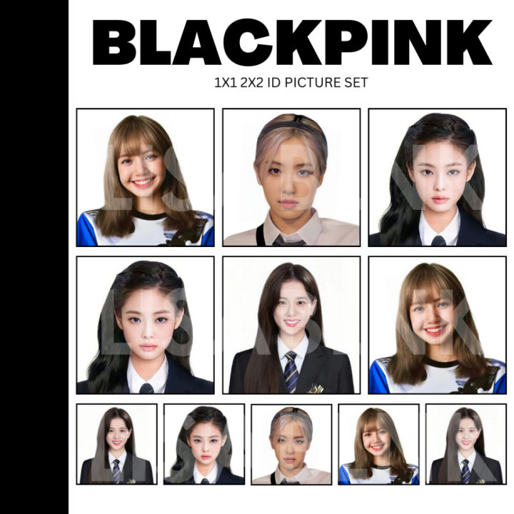 Blackpink [Jisoo, Jennie, Rosé, Lisa] 1x1 2x2 ID photo | Lazada PH
