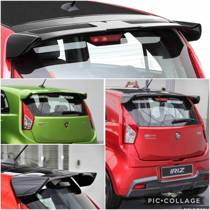 Proton Iriz Premium/Executive OEM Rear Spoiler With Paint - Tranquility ...