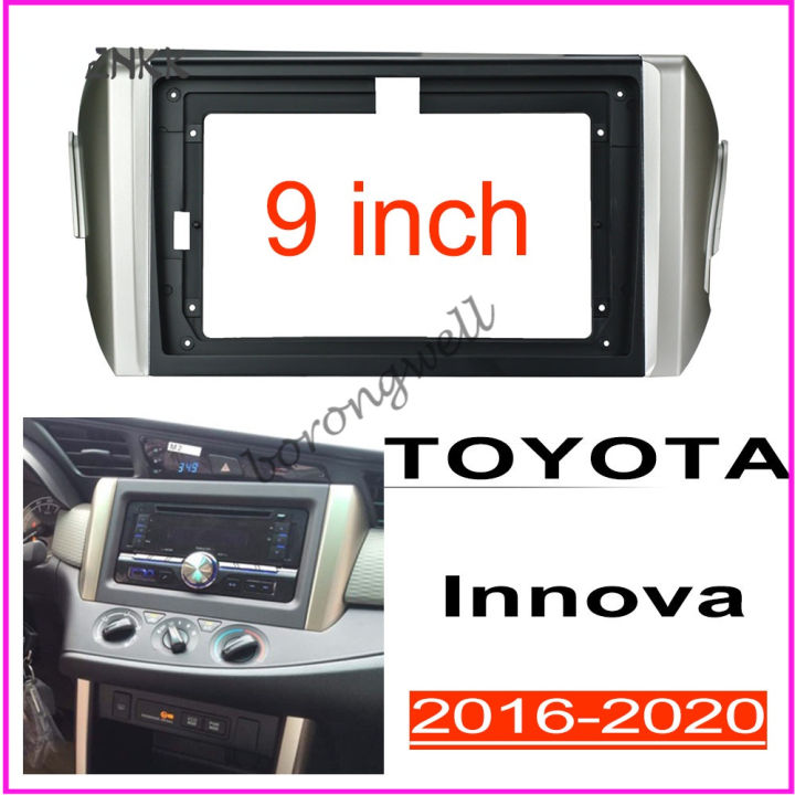 9inch 10.1" car android head unit 2din frame fascia TOYOTA Innova 2016 ...