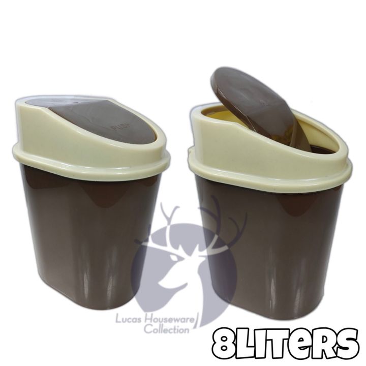 MINI FLIP LID TRASH CAN MINI TRASH BIN GARBAGE CAN WASTE BIN GARBAGE ...