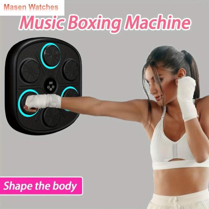 MASEN LED Lighted Smart Music Boxing Machine Easy To Use with Boxing ...