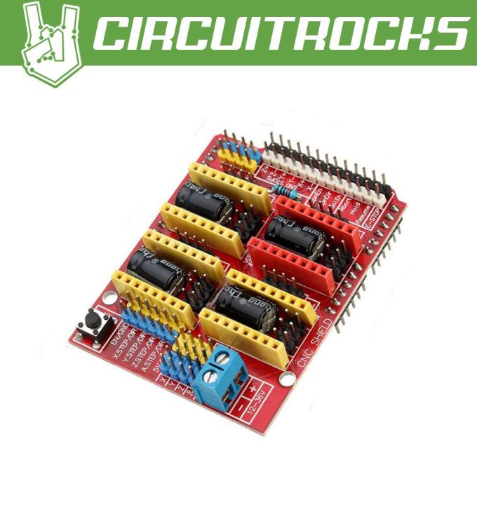 Circuitrocks CNC Shield V3.51 GRBL v0.9 compatible Uses Pololu Drivers | Lazada PH