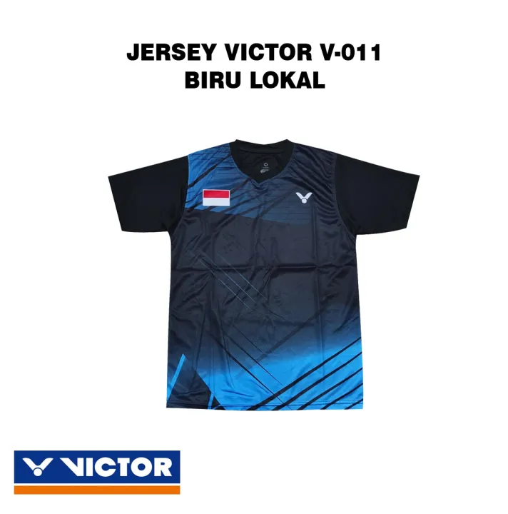 Victor Jersey Badminton Bulutangkis Victor VL011 Lokal Biru | Lazada ...