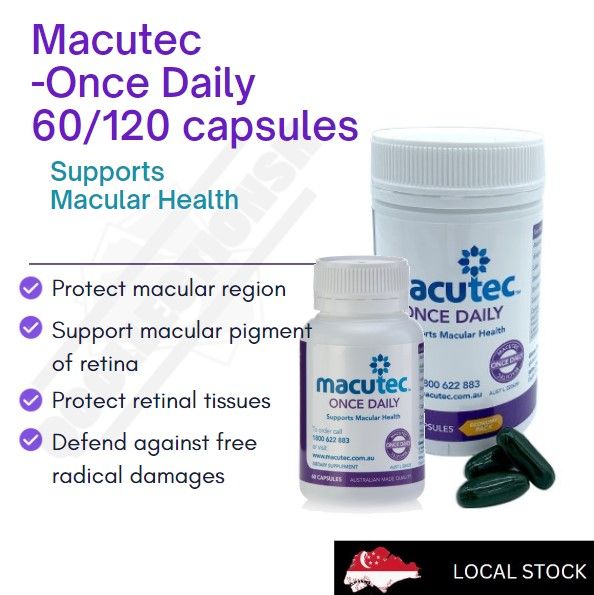 🦘Australia Macutec Once Daily for Dry Age-Related Macular Degeneration ...