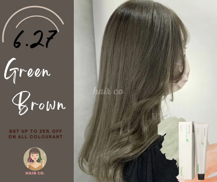 6.27 Green Brown Bremod Premium Hair Color 100ml | Lazada PH