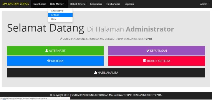 Program Aplikasi Sistem Pendukung Keputusan (SPK) Metode TOPSIS | Lazada Indonesia