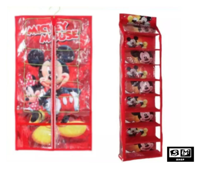Rak Gantung Set 2IN1 [ Rak Jilbab - Rak Sepatu ] - Mickey Mouse [ Bisa ...