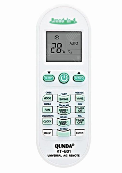 Qunda KT-B01 Universal Aircon Remote Control | Lazada PH