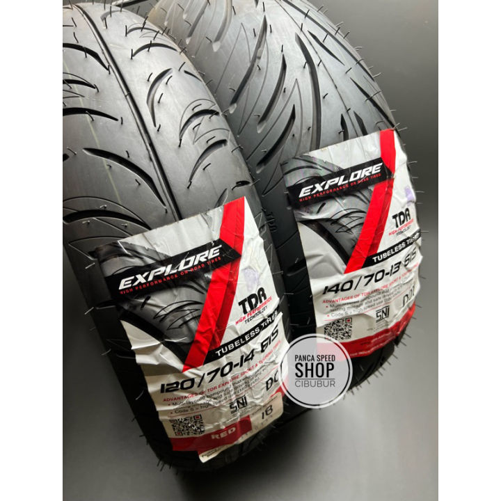BAN TDR RACING EXPROLE PCX 150 120/70 RING 14 & 140/70 RING 13 SOFT ...