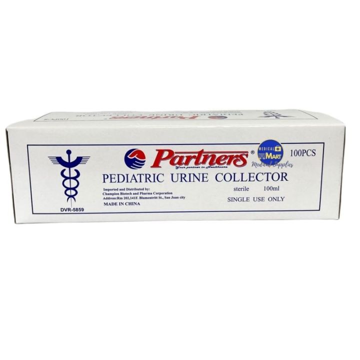 Urine Collector Pedia/ Wee Bag 100ML,Partners | Lazada PH