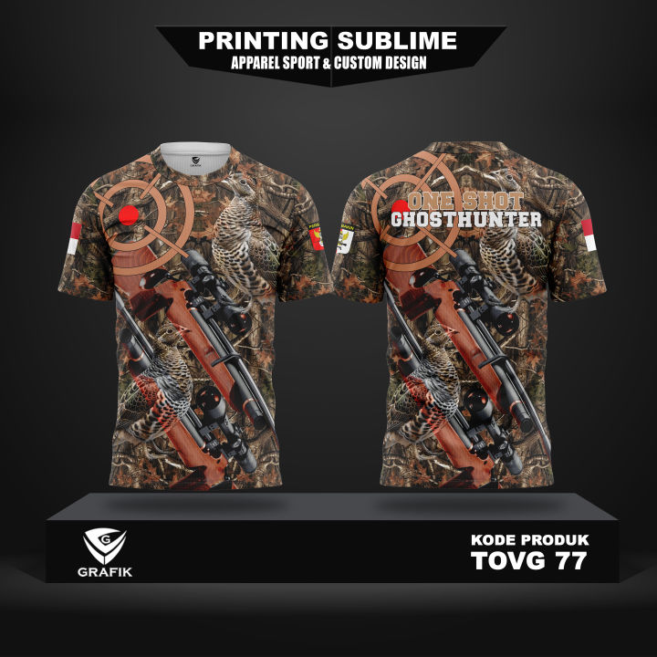 Jersey sport perbakin baju hunting berburu camo | Lazada Indonesia