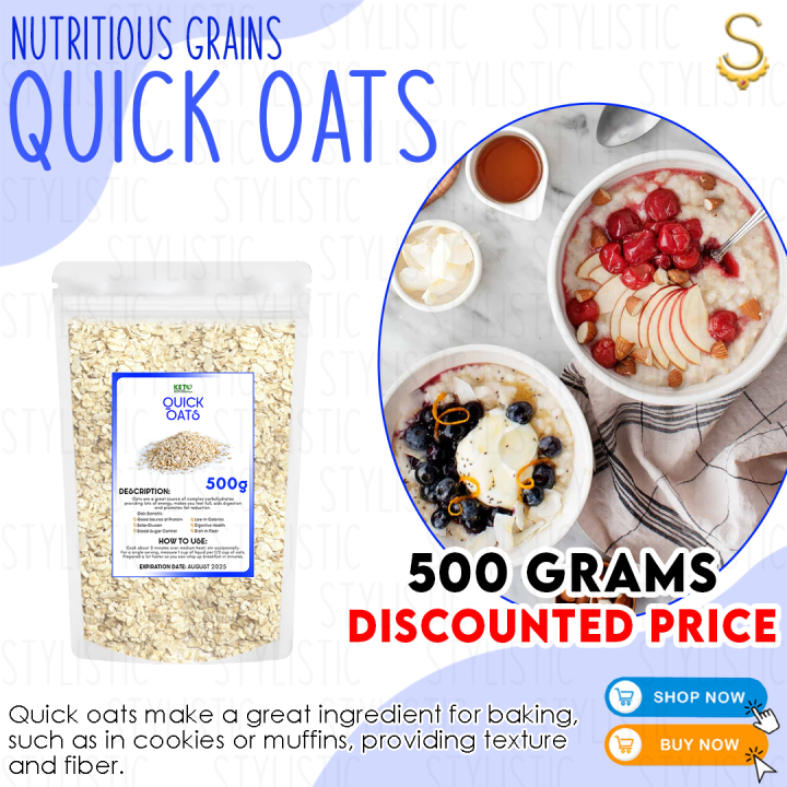 Quick Oats 500 grams Quick-Made Oats Breakfast Cereal | Lazada PH