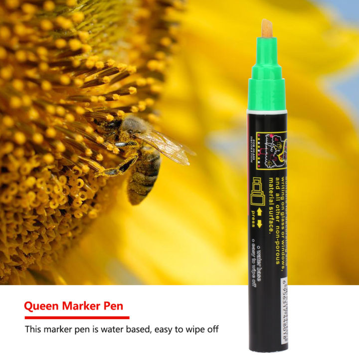 Walfront Queen Bee Marking Pen Identification Rearing Mating Marker Pen ...