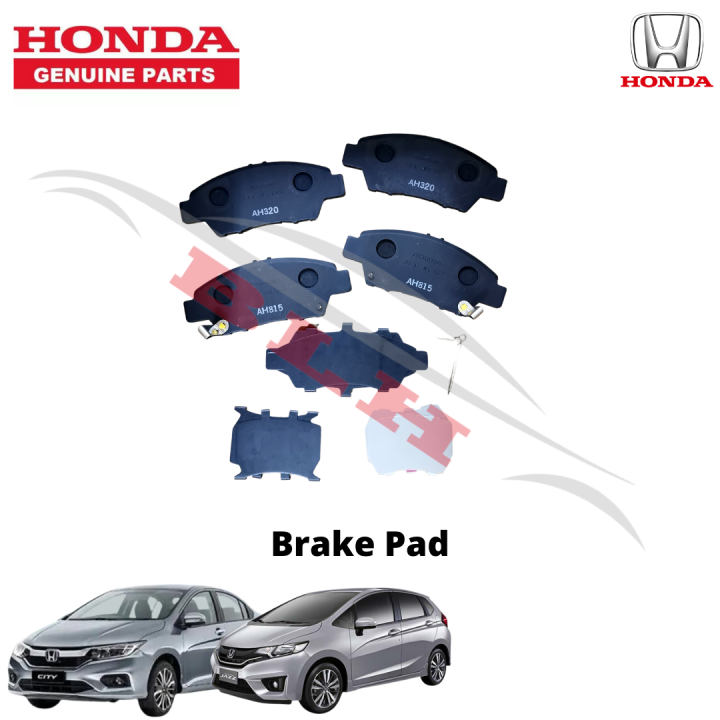 Honda Genuine Brake Pad (Front) City 2014-2019 / Jazz 2015-2021 | Lazada