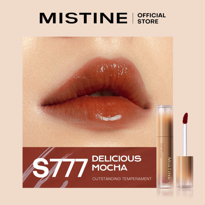 MISTINE Watery Mirror Lip Glaze Mousse Lipstick 2.8g | Lazada
