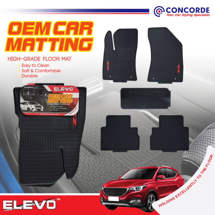 CONCORDE ELEVO LATEX RUBBER MAT MG ZS 2016-ON 5PIECES/SET | Lazada PH