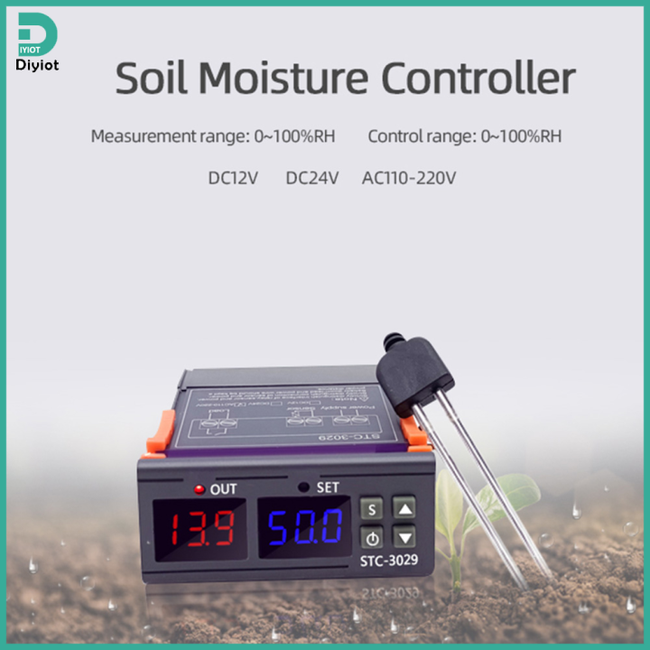 diymore Digital Humidity Controller Soil Controller STC-3029 with ...