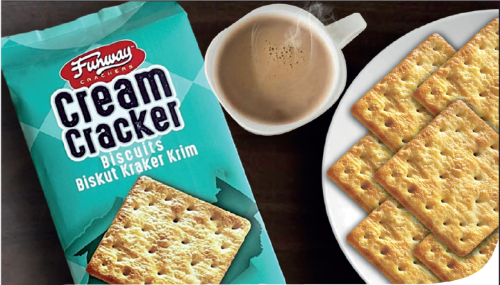 FUNWAY CREAM CRACKER BISCUITS 400gm | Lazada