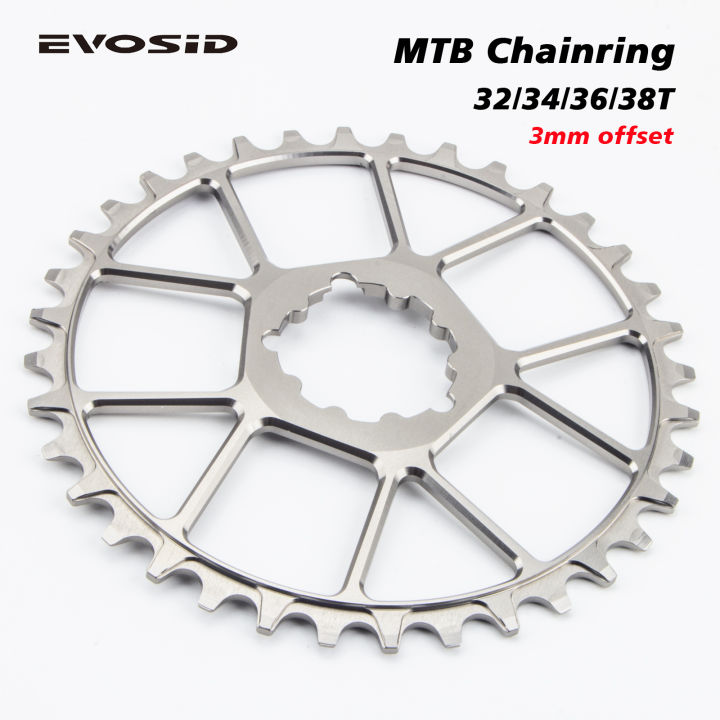 EVOSID GXP Bike Chainring MTB Bicycle Wide Mountain Bike Chainwheel 32T ...