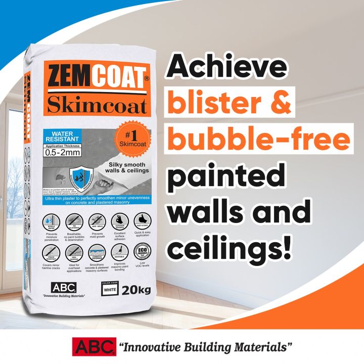 ABC Zemcoat Superfine, Original, and Water Resistant 20kg/25kg Number 1 ...