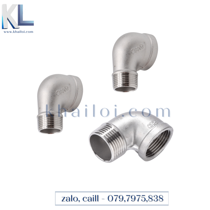 Co ren trong ren ngoài inox – Co điếu inox 304 | Lazada.vn