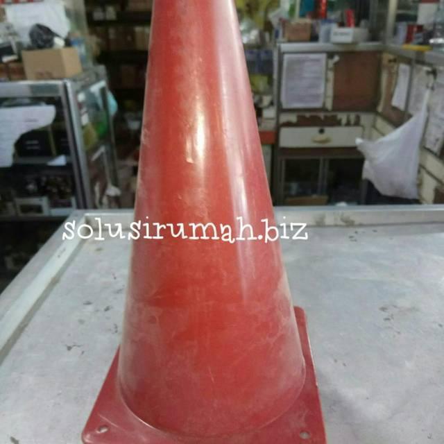 TRAFFIC CONE 25*14CM PVC KERUCUT SAFETY JALAN CONES | Lazada Indonesia