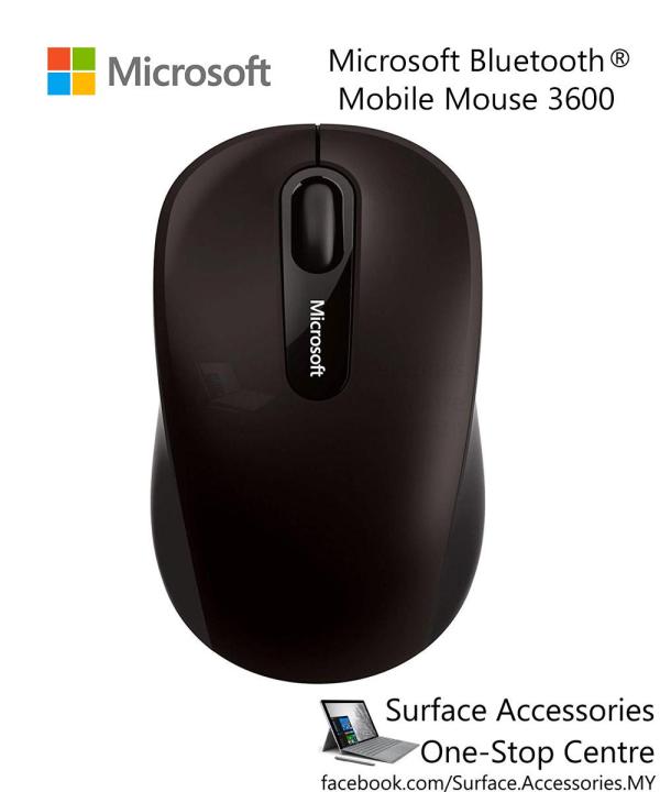 Microsoft Bluetooth Mobile Mouse 3600 Wireless Mouse Wireless BlueTrack ...