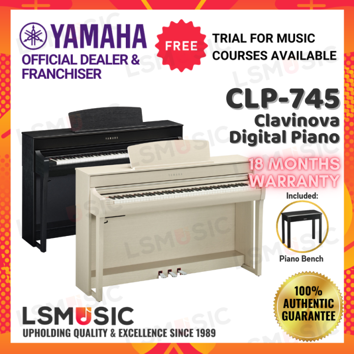 Yamaha Clavinova Digital Piano CLP745 New / Open Unit (CLP-745 / CLP ...