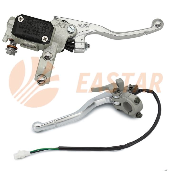 Motorcycle 7/8" 22mm Handlebars KTM Brake Master Cylinder Brake Clutch Lever For Honda CR CRF125 ...