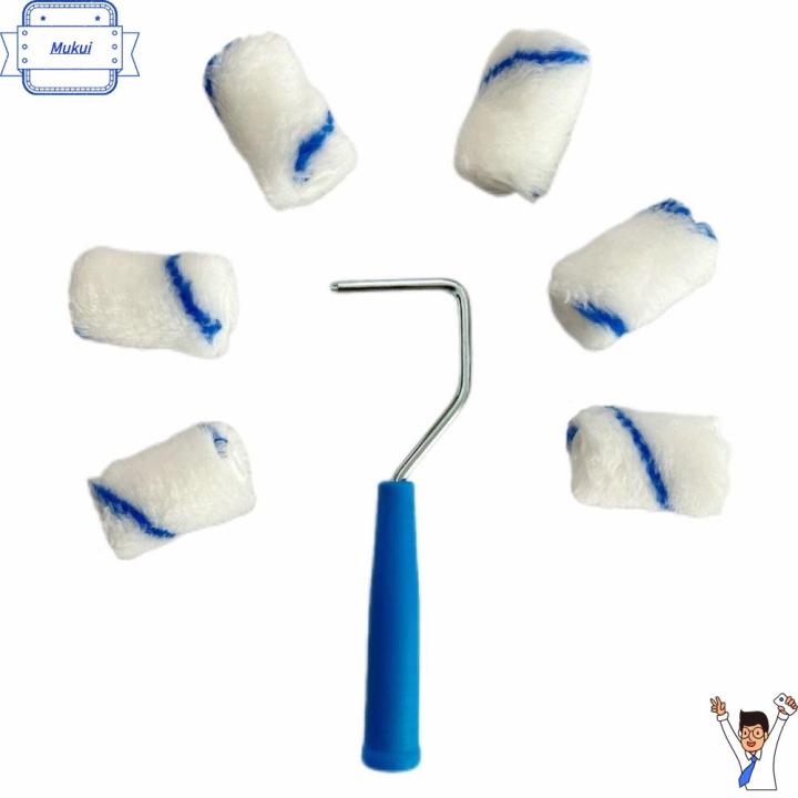 MUKUI 2Inch Bộ con lăn sơn Không có xơ vải Hoàn thiện mượt mà Con lăn ...