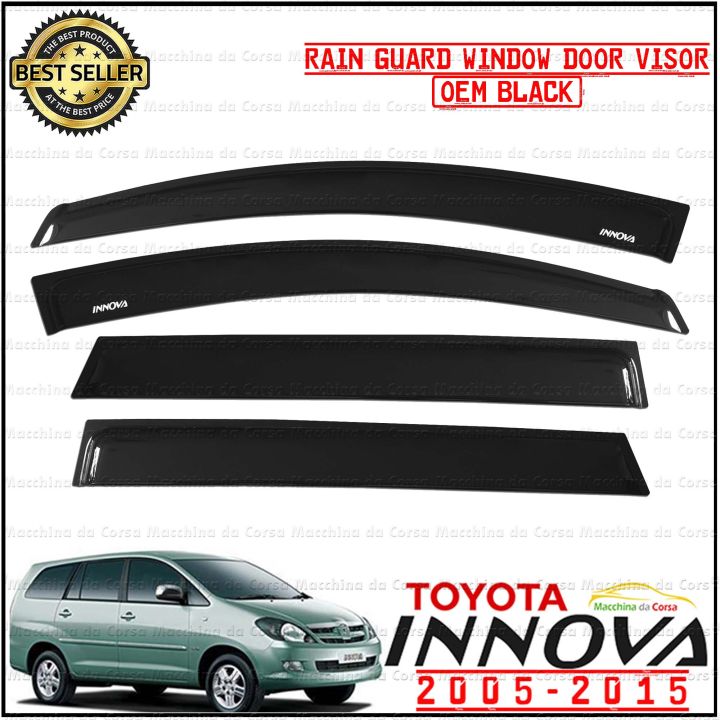 Toyota Innova 2005-2015 OEM Type Rain Guard Window Visor | Lazada PH