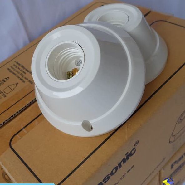 FITTING PLAFON PANASONIC BULAT ROUND NLP52201 E27 TEMPEL ORIGINAL ...